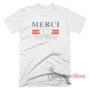 MATERNITY Merci Mon Cheri Slogan T-Shirt - Inspireclion.com