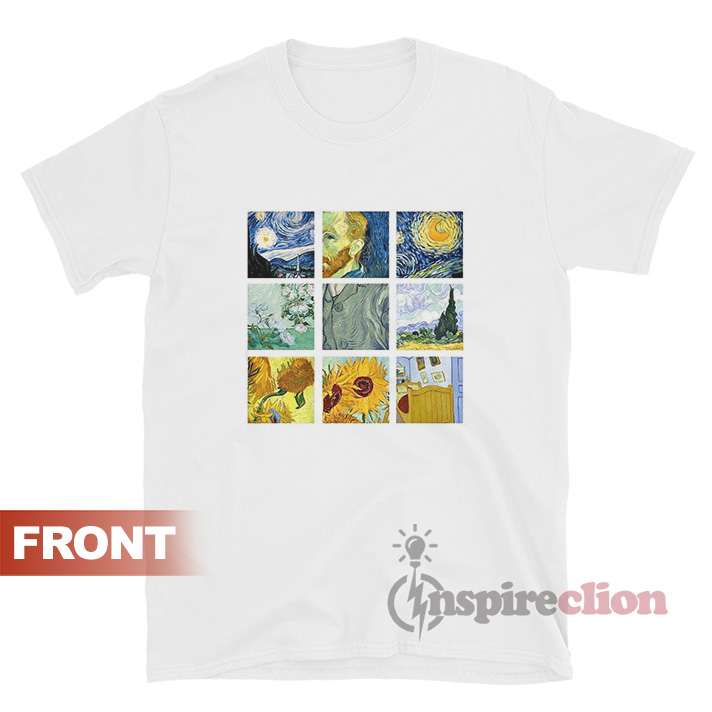 Van Gogh T-shirt Vincent Van Gogh - Inspireclion.com