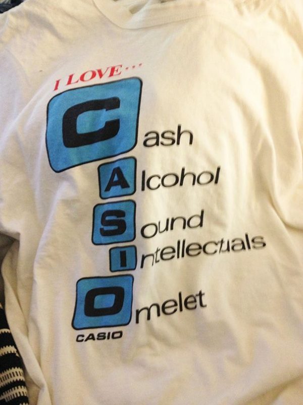 I love Casio Shirt Cash Alcohol Sound Intellectuals Omelet T-Shirt