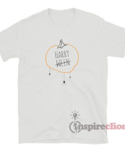 Harryween Costume Harry Halloween Pumpkin Funny T-Shirt - Inspireclion