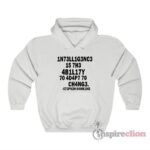 Stephen Hawking Intelligence Definition Leetspeak Hoodie Unisex