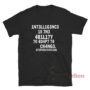 Stephen Hawking Intelligence Definition Leetspeak T-Shirt - Inspireclion