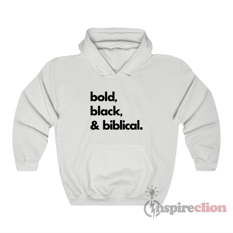 Bold Black & Biblical Hoodie Unisex - Inspireclion.com