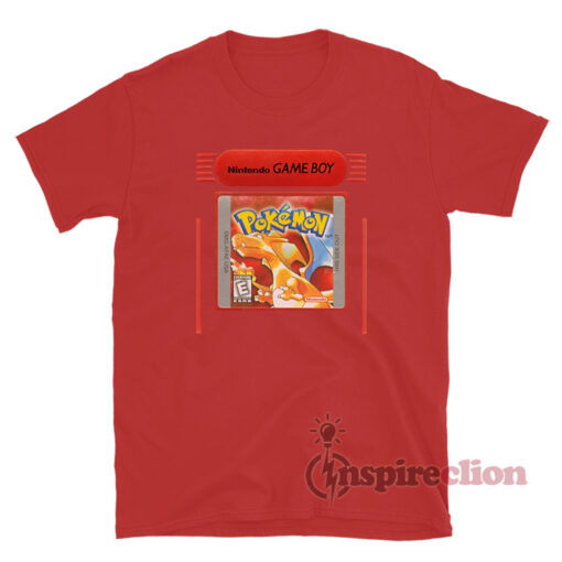Nintendo Game Boy Pokemon Red T-Shirt - Inspireclion.com