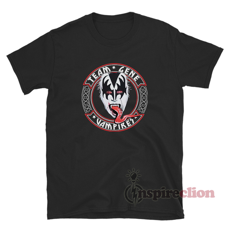 Kiss Team Gene Vampires T-Shirt For Sale - Inspireclion.com