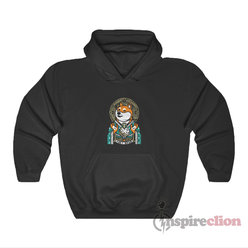 Dogecoin Holy Doge Meme Hoodie - Inspireclion.com