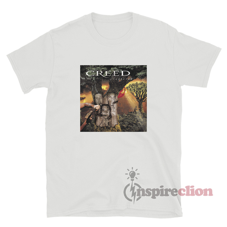 Get It Now Creed Weathered Album Cover T-Shirt - Inspireclion.com