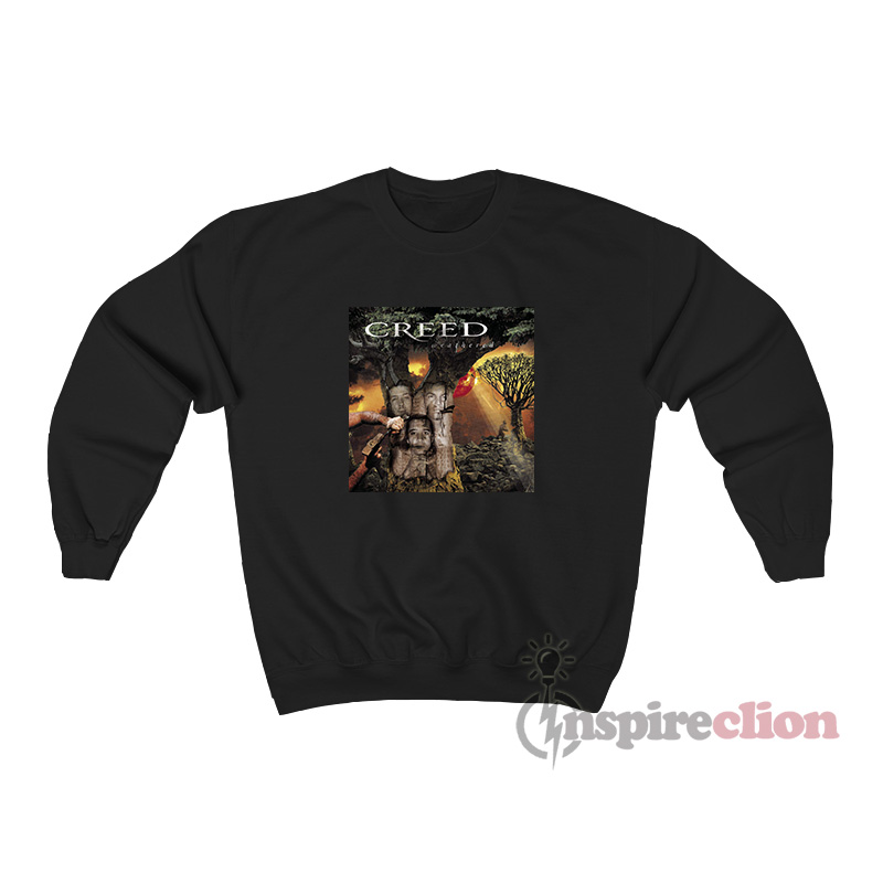 Creed Weathered Album Cover Sweatshirt Trend Clothing Brands