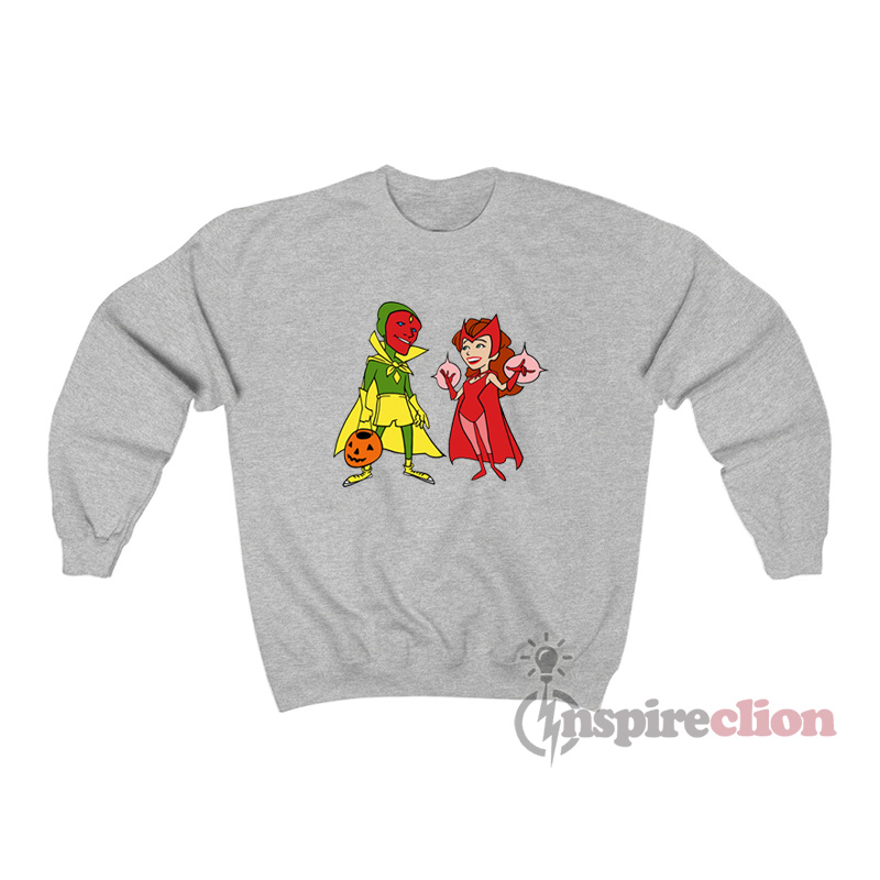 WandaVision Scarlet Witch And Vision Sweatshirt Unisex Cheap Trendy