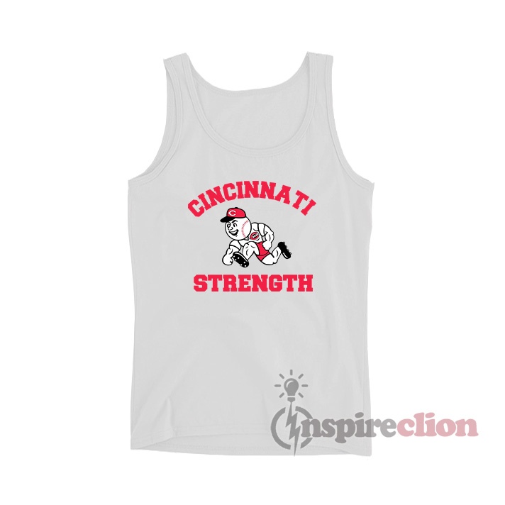 Cincinnati Reds Strength Tank Top - Inspireclion.com