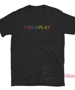 Coldplay Rainbow Logo T-Shirt For Women's Or Men's - Inspireclion.com