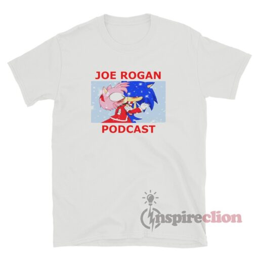 Joe Rogan Sonic Podcast Meme T-Shirt - Inspireclion.com