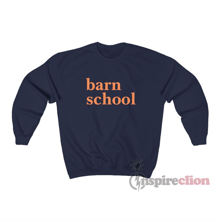 Barn School Unisex Crewneck Sweatshirt Size S, M, L, XL, 2XL, 3XL