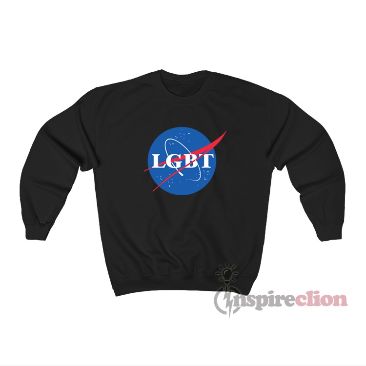 Nasa Lgbt Logo Unisex Crewneck Sweatshirt Size S, M, L, XL,2XL,3XL