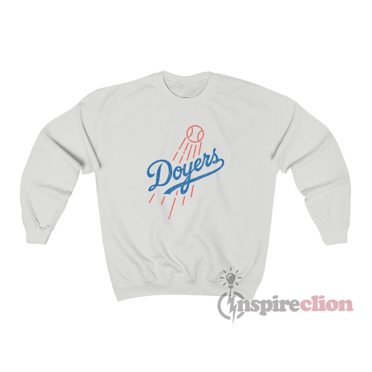 Los Angeles Dodgers Los Doyers Logo Unisex Crewneck Sweatshirt