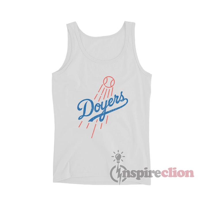 Los Angeles Dodgers Los Doyers Logo Tank Top - Inspireclion.com