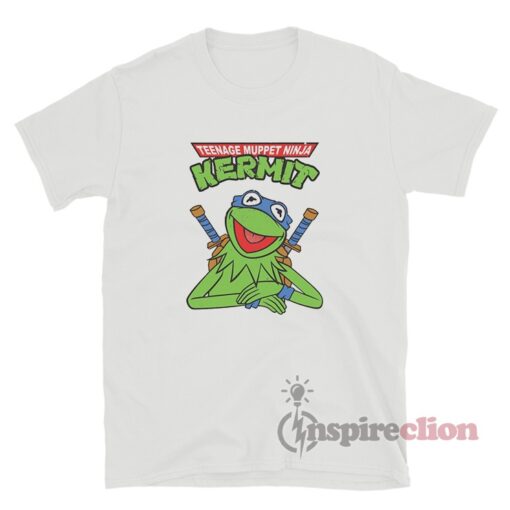 Get It Now Teenage Muppet Ninja Kermit Meme T-Shirt - Inspireclion.com