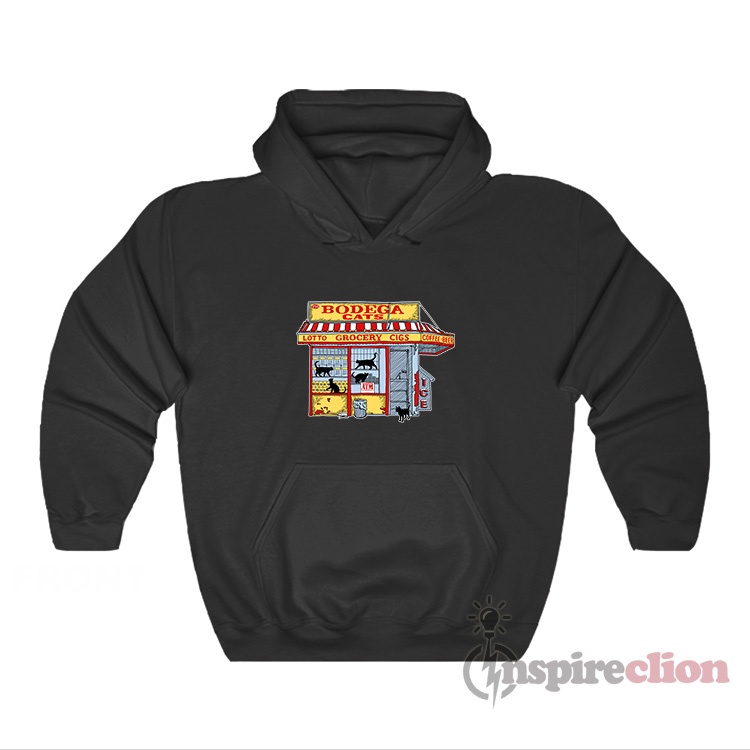 Bodega Cats Storefront Hoodie For Unisex - Inspireclion.com