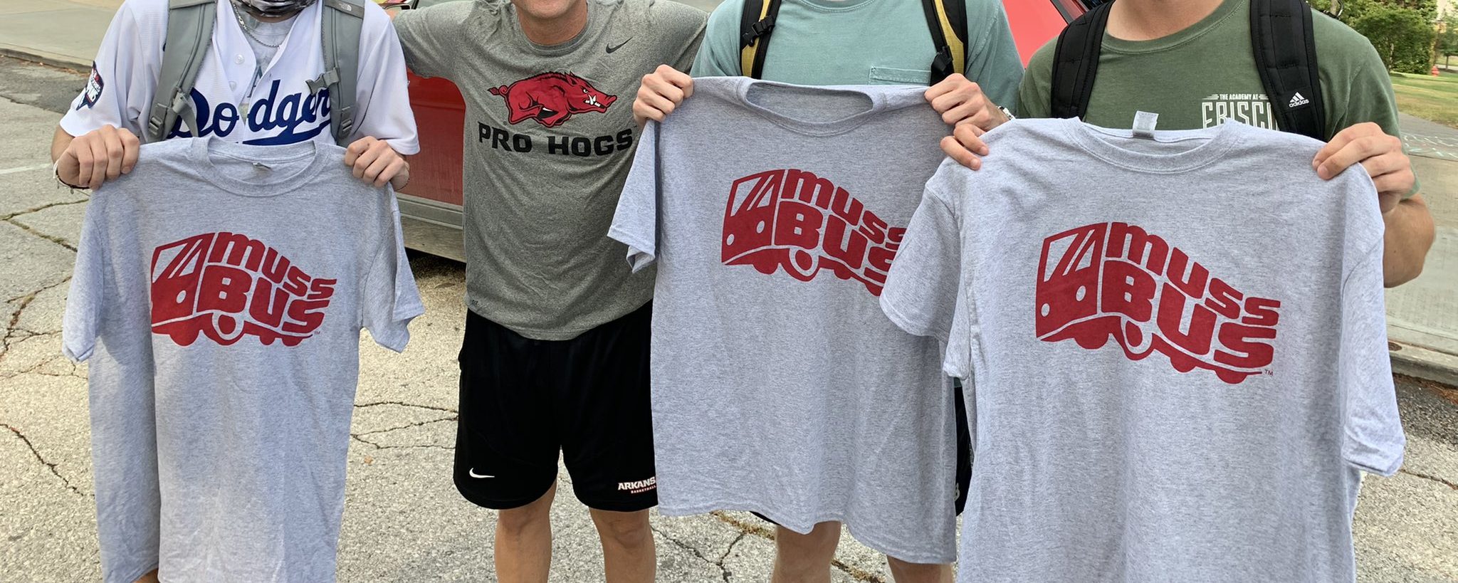 Get It Now Arkansas Razorbacks Muss Bus T-Shirt - Inspireclion.com