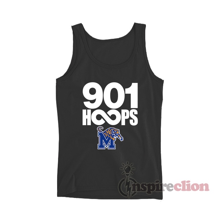901 Hoops Memphis Tigers Tank Top - Inspireclion.com