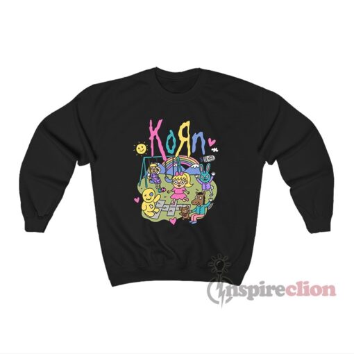 Cute Korn Cartoon Sweatshirt Cheap Custom Trendy