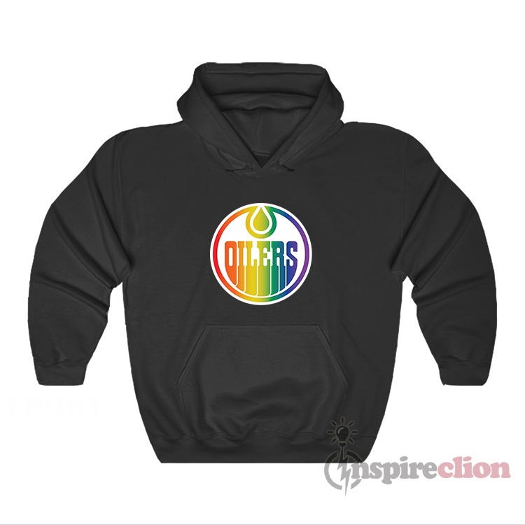 Edmonton Oilers Pride Logo Hoodie - Inspireclion.com