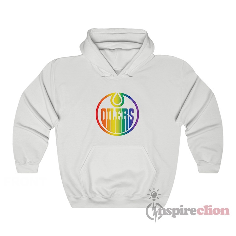 Edmonton Oilers Pride Logo Hoodie - Inspireclion.com
