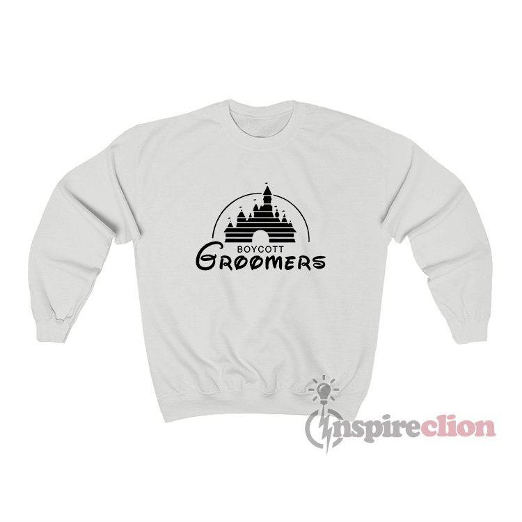 Walt Disney Boycott Groomers Parody Sweatshirt Unisex Cheap Custom