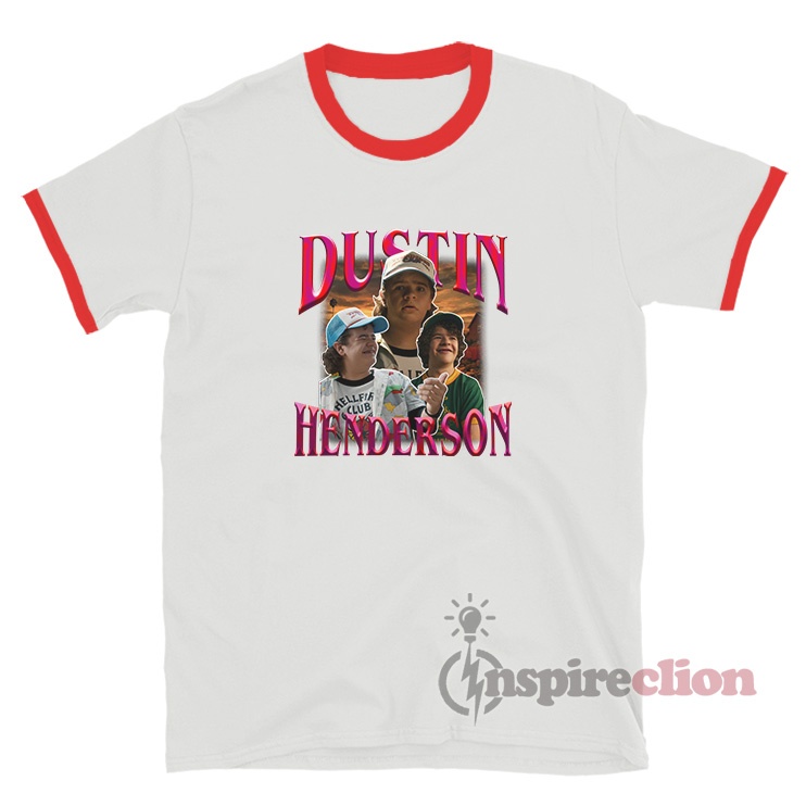 Dustin Henderson 90S Stranger Things Season 4 Ringer T-Shirt