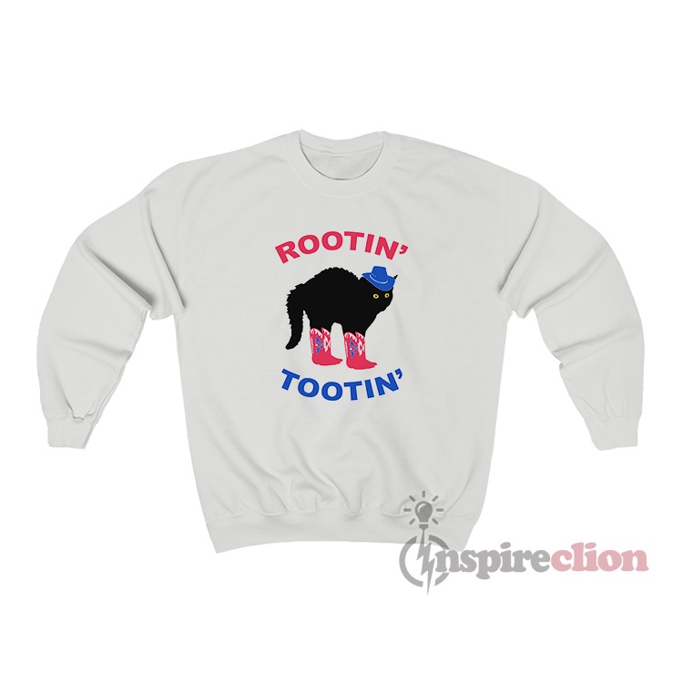 Cowboy Cat Rootin Tootin Sweatshirt For Women or Men