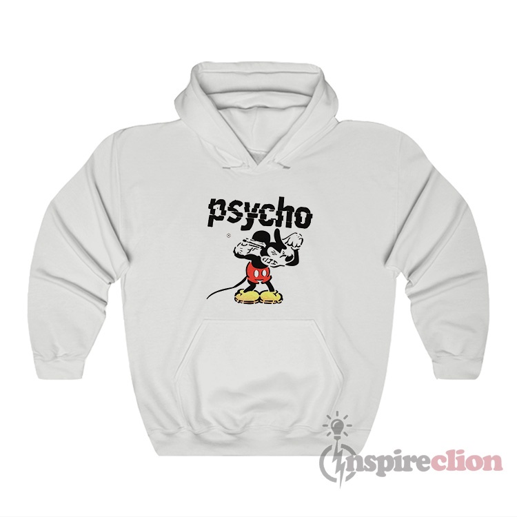 Mickey Mouse Goes Psycho Hoodie - Inspireclion.com