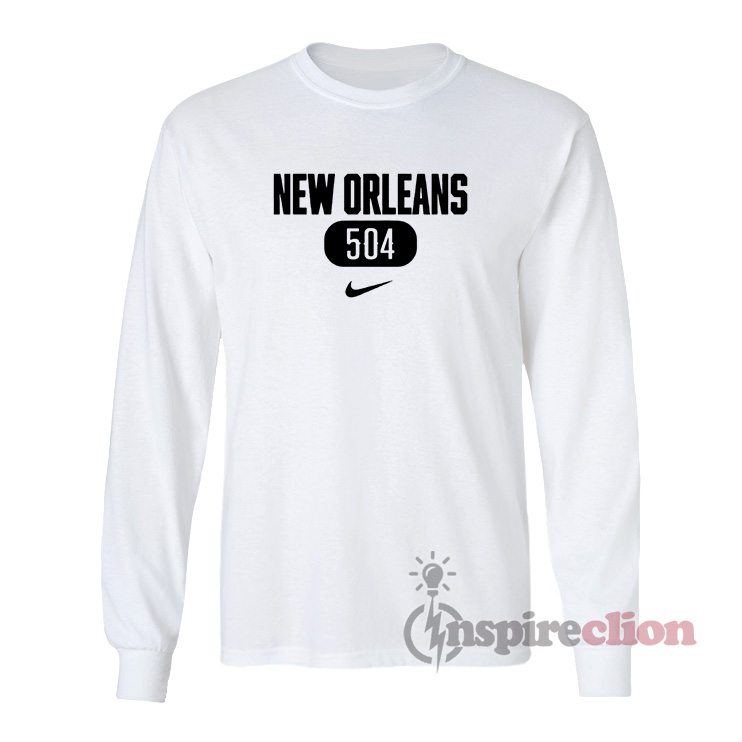 New Orleans 504 Long Sleeves T-Shirt - Inspireclion.com