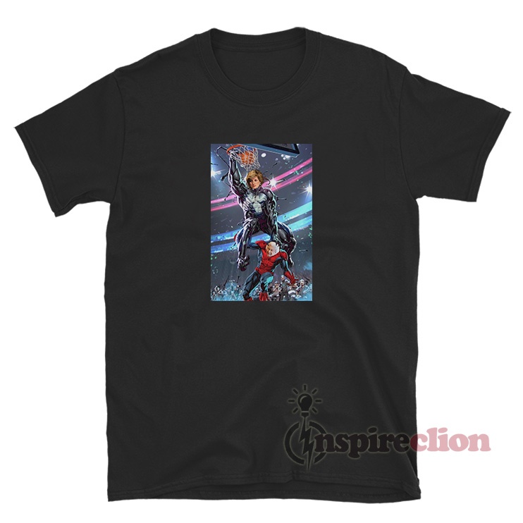 Spider-Man Venom Princess Diana Dunking Meme T-Shirt