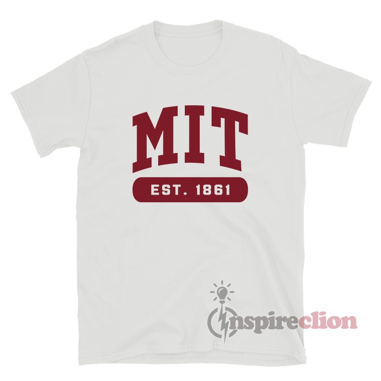 MIT University Est 1861 T-Shirt For Unisex - Inspireclion.com