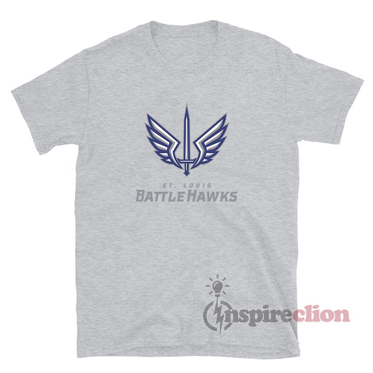 St Louis BattleHawks Football Logo T-Shirt - Inspireclion.com