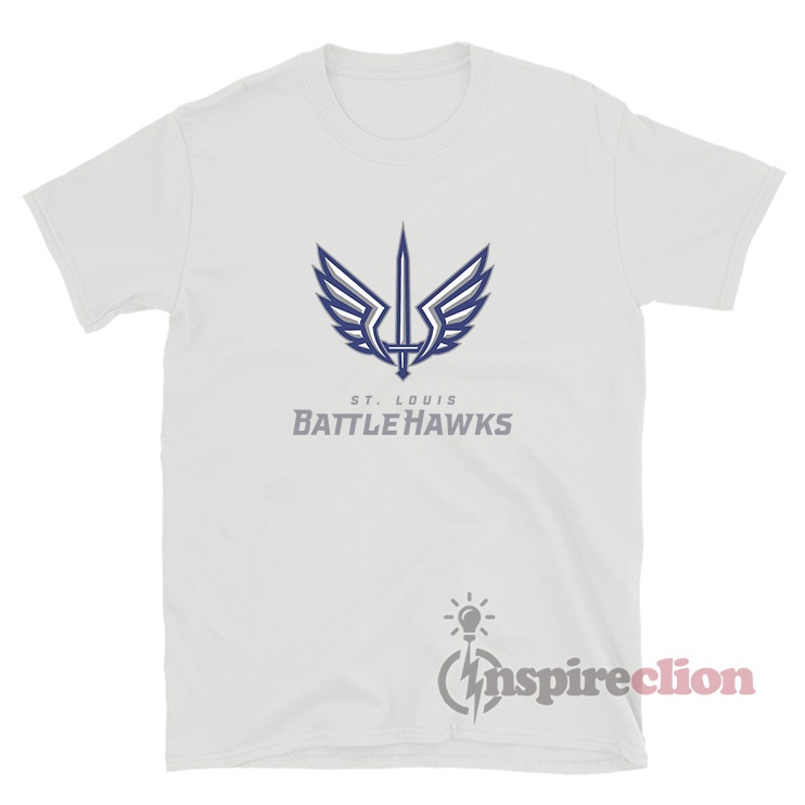 St Louis BattleHawks Football Logo T-Shirt - Inspireclion.com