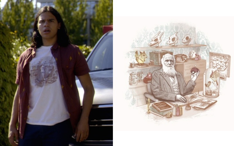 Cisco Ramon Charles Darwin Pokemon T-Shirt - Inspireclion.com