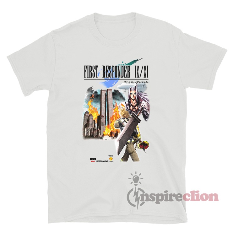 First Responder Final Fantasy Meme T-Shirt - Inspireclion.com