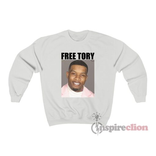 Free Tory Lanez Mugshot Sweatshirt For Women Or Men Free Tory Lanez Mugshot Sweatshirt For Women Or Men