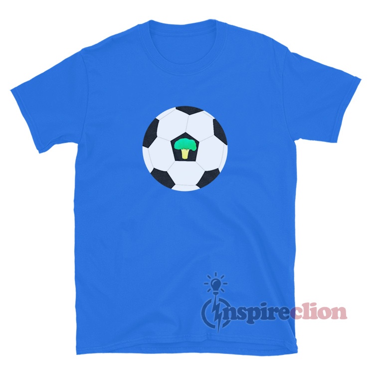 Josh Blue Soccer Ball Broccoli T-Shirt - Inspireclion.com
