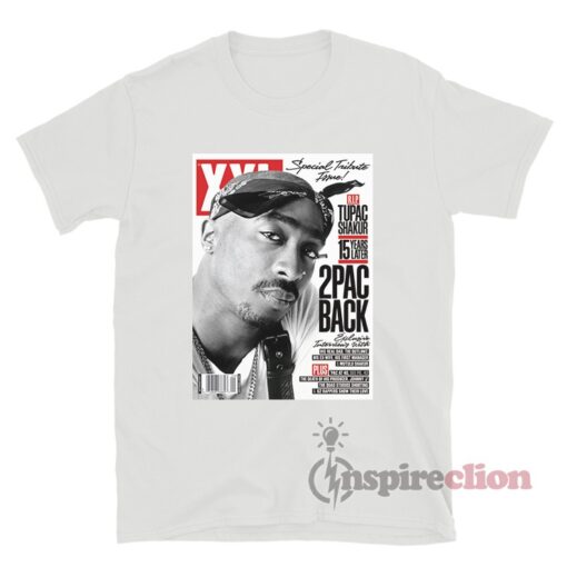 Tupac Shakur XXL Magazine Covers T-Shirt - Inspireclion.com