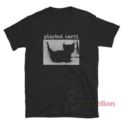 Get It Now Playboi Carti Black Cat T-Shirt - Inspireclion.com