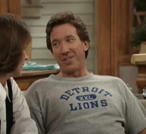 Home Improvement Tim Allen Detroit XXL Lions T-Shirt -Inspireclion