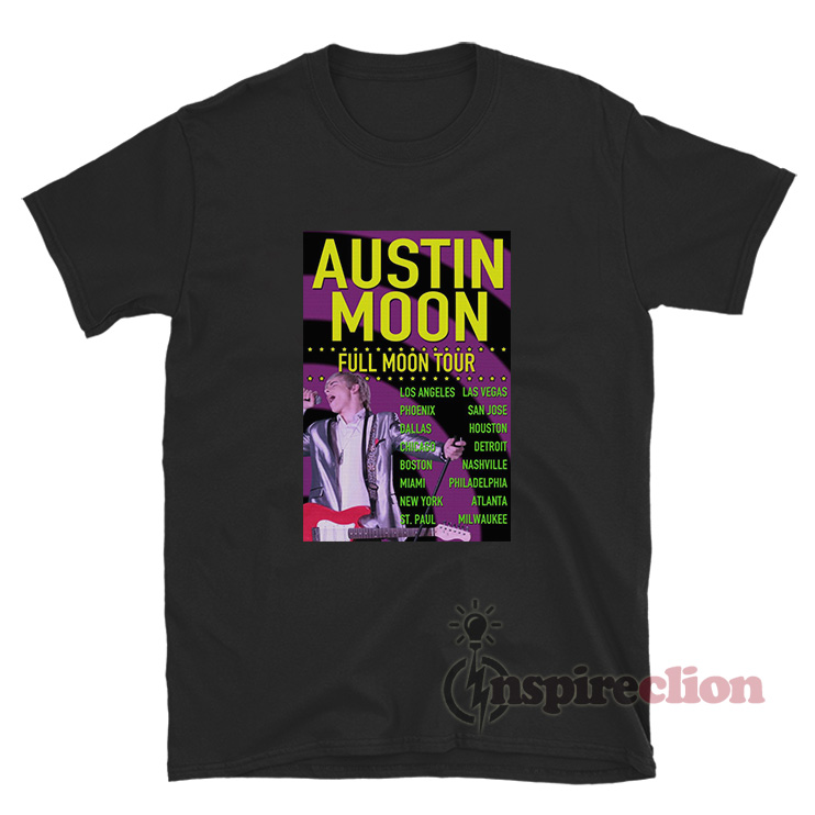 Austin Moon Full Moon Tour T-Shirt - Inspireclion.com