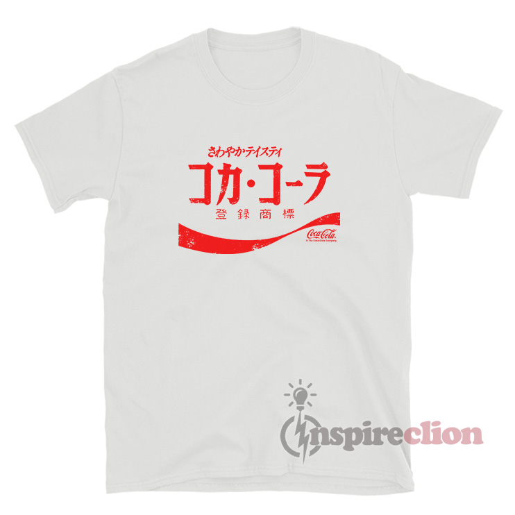 Coca-Cola Japanese Coke Logo T-Shirt - Inspireclion.com