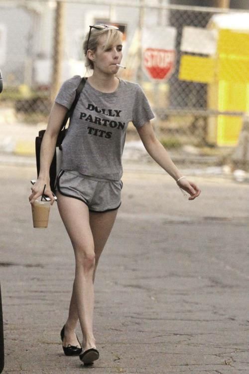 Emma Roberts Dolly Parton Tits T-Shirt - Inspireclion.com