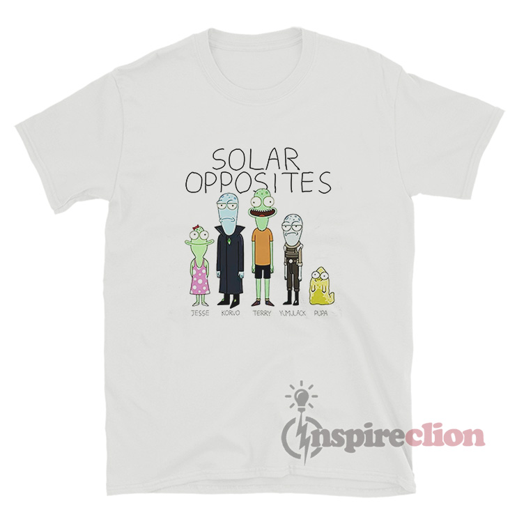 Solar Opposites Jesse Korvo Terry Yumyulack Pupa T-Shirt