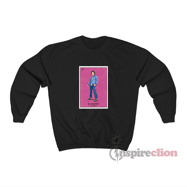 Blue Beetle Jaime Reyes El Valiente Loteria Card Sweatshirt