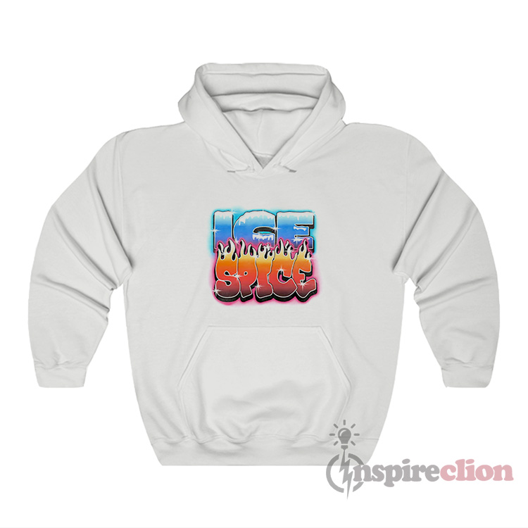 Ice Spice Graffiti Logo Hoodie For Unisex - Inspireclion.com
