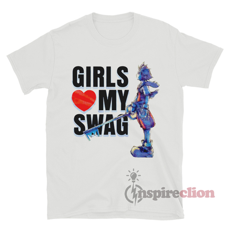 Sora Girls Love My Swag Kingdom Hearts T-Shirt - Inspireclion